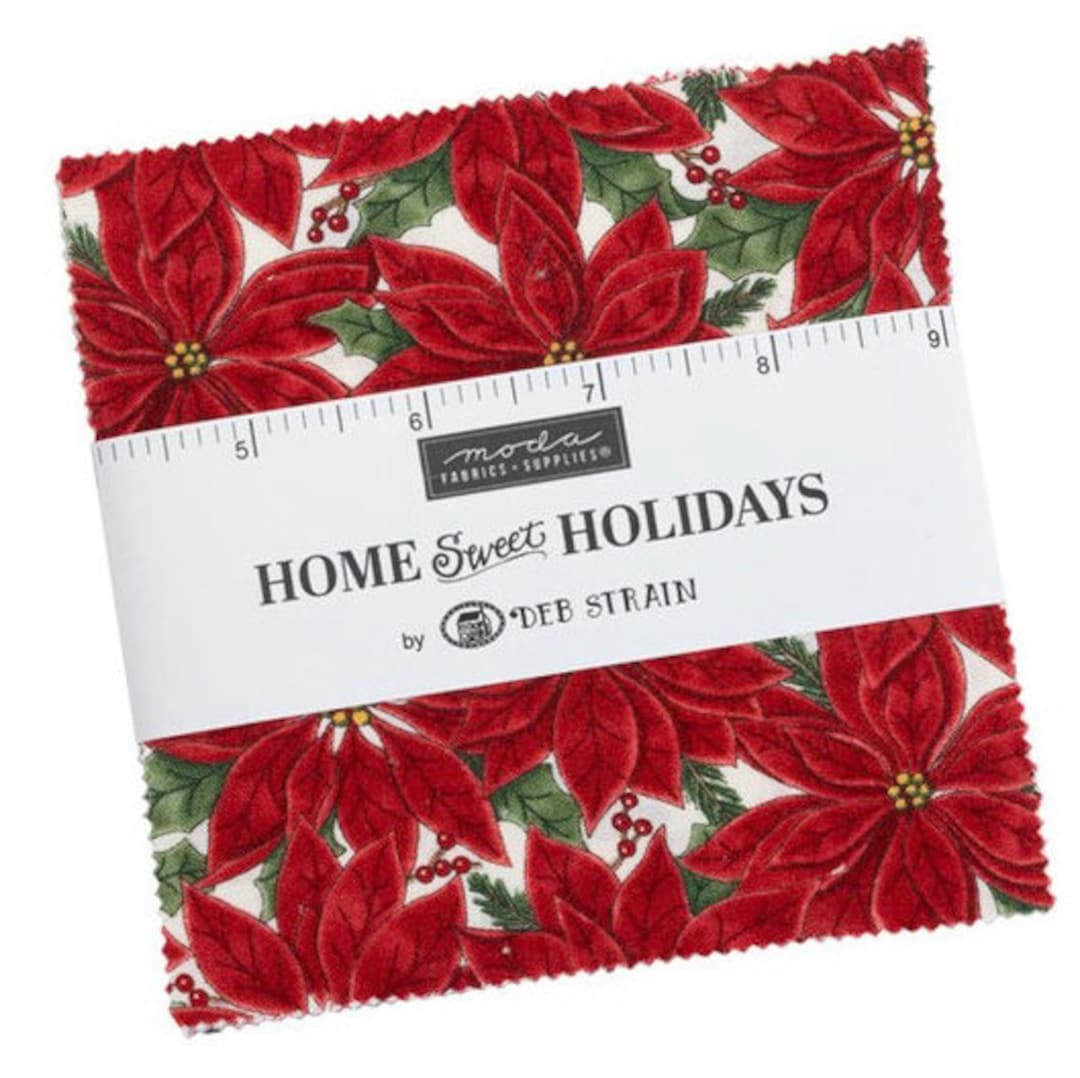 Home Sweet Holidays Charm Pack (42 Pieces) by Deb Strain for Moda - Etsy