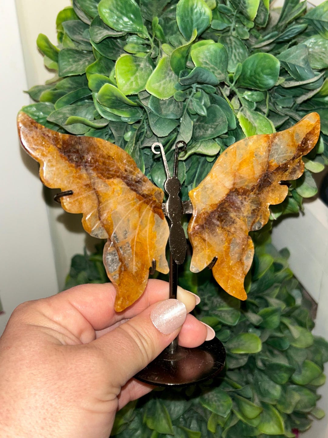 STUNNING Gemmy Golden Healer Butterfly Wings | Rainbow Inclusions ...