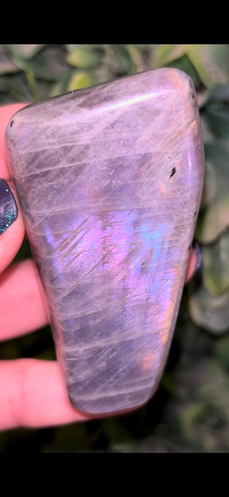 SUPER FLASHY Sunset Pink & Purple Labradorite Lab Freeform | Happy ...
