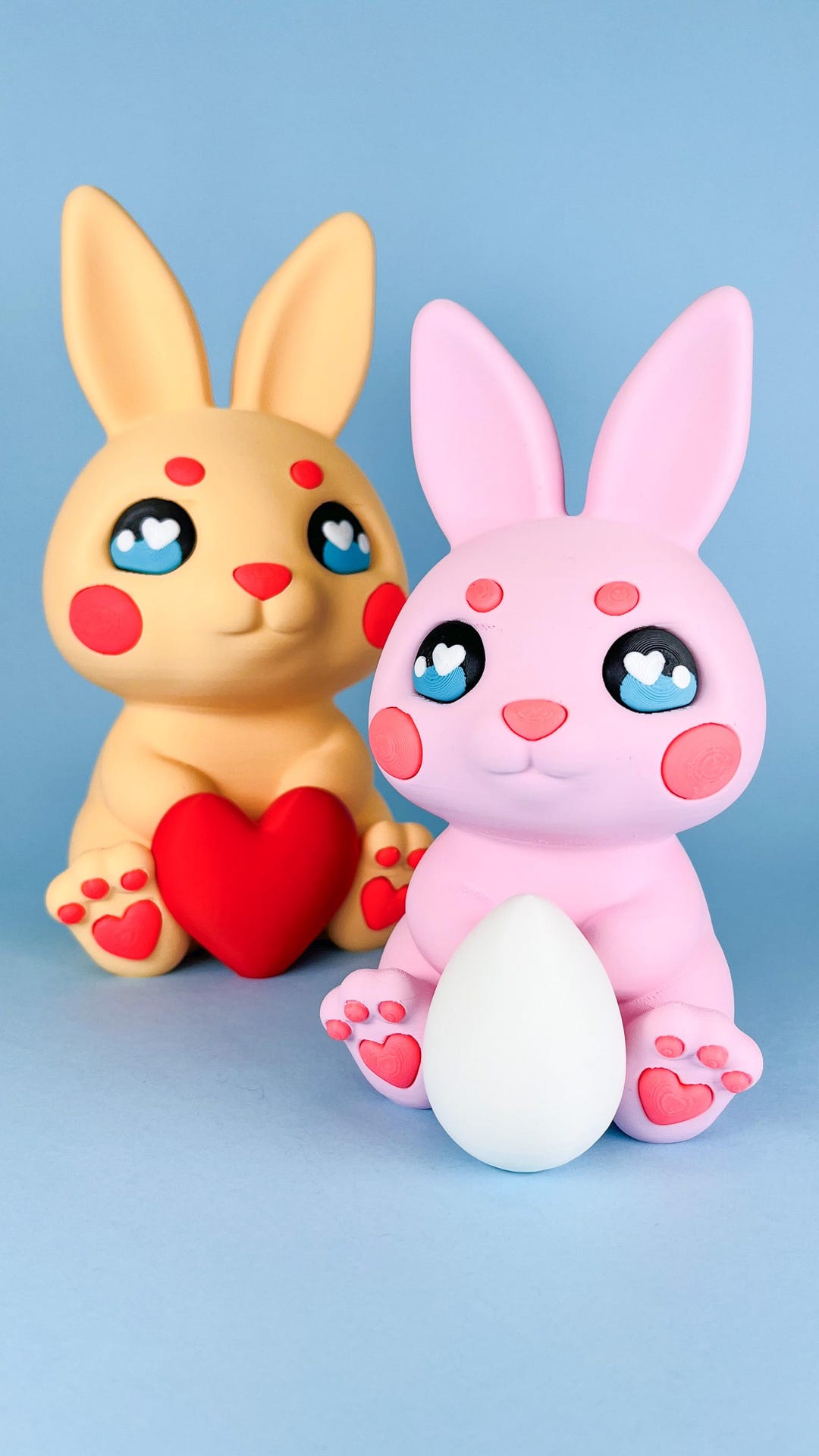 Cute Easter Rabbit 3D Printed - Etsy