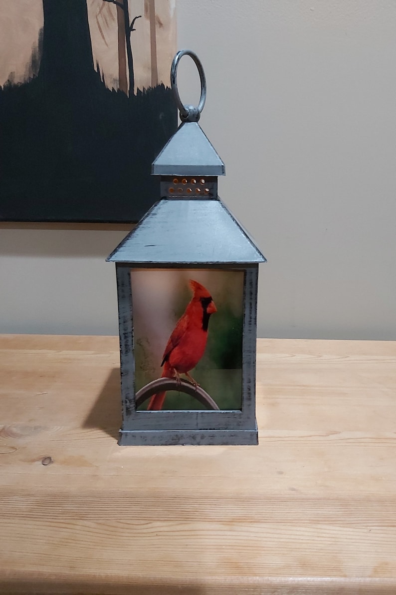 Cardinal Memorial Lantern In Memory of Commemorative | Etsy Cardinal Memorial Lantern In Memory of Commemorative | Etsy