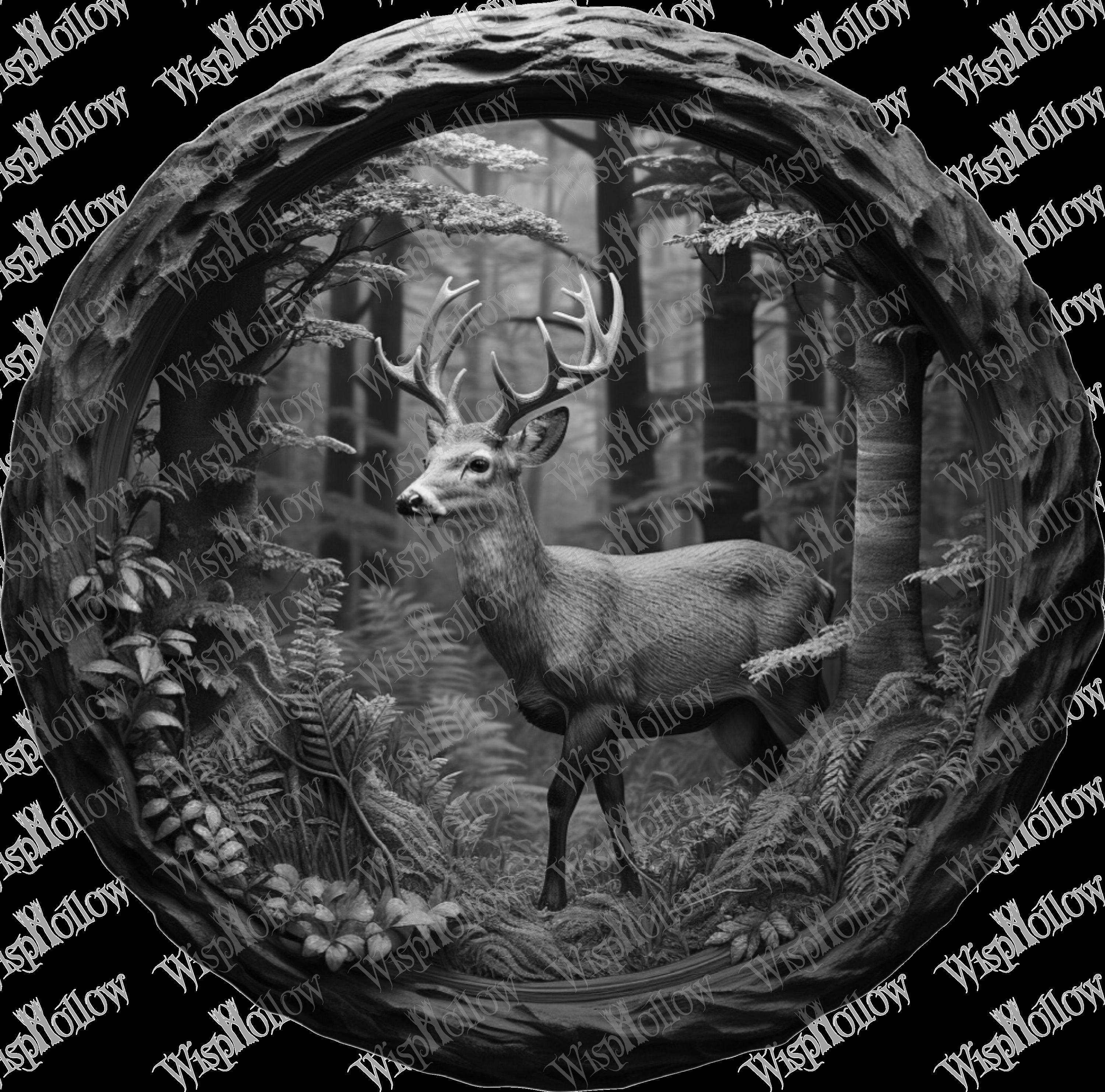 Deer Hunting Laser Engraving Design Glowforge Laser Engraving File ...