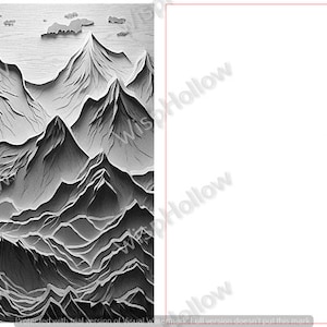 Mountain Scene | Laser Engraving File | Digital File | 3D Illusion ...