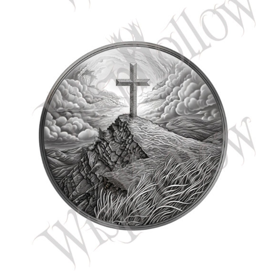 Cross Coin | Laser Engraving Design | Glowforge | Laser Engraving File ...