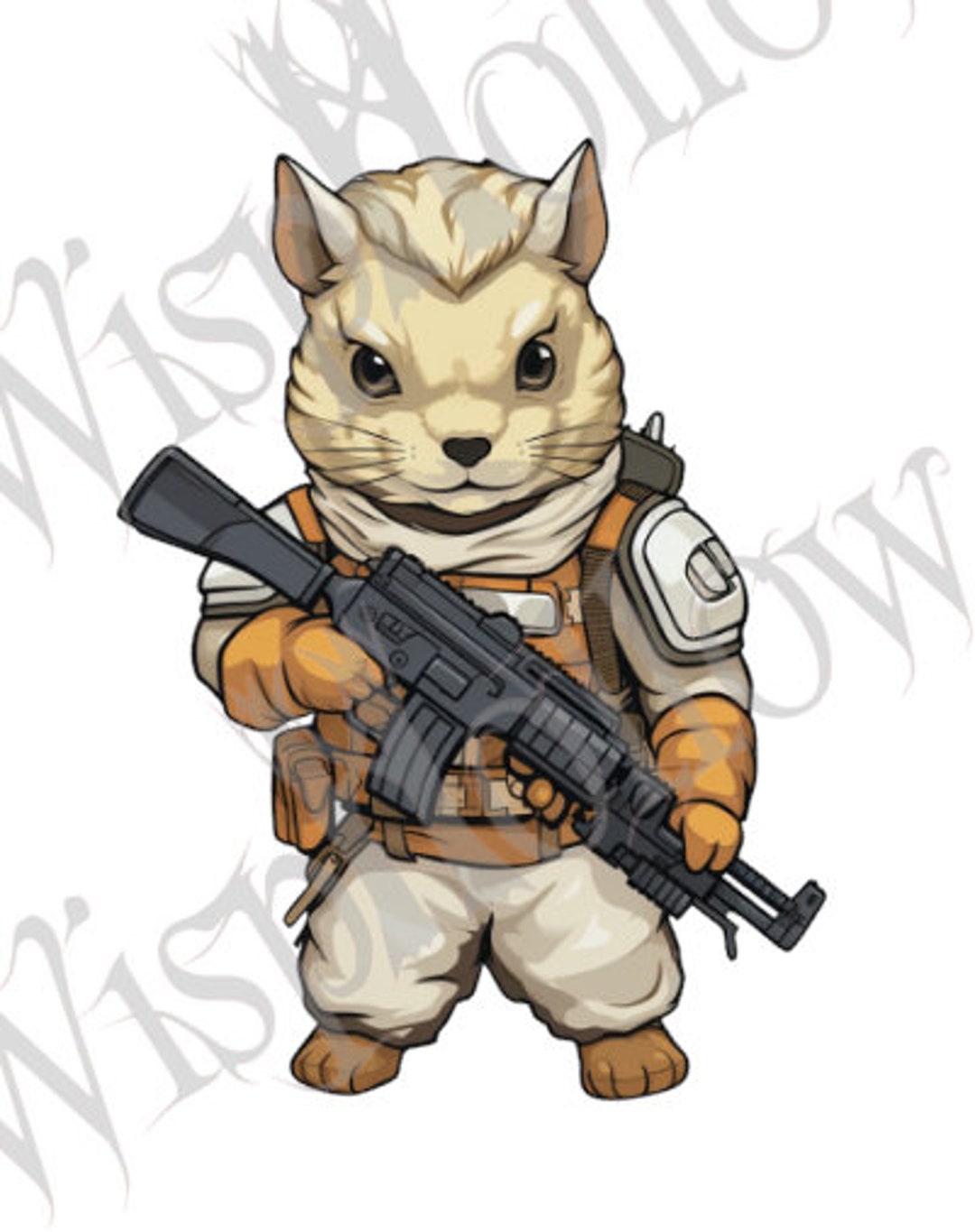 Squirrel | Combat Squirrel | Laser Engraving | Glowforge | Laser ...