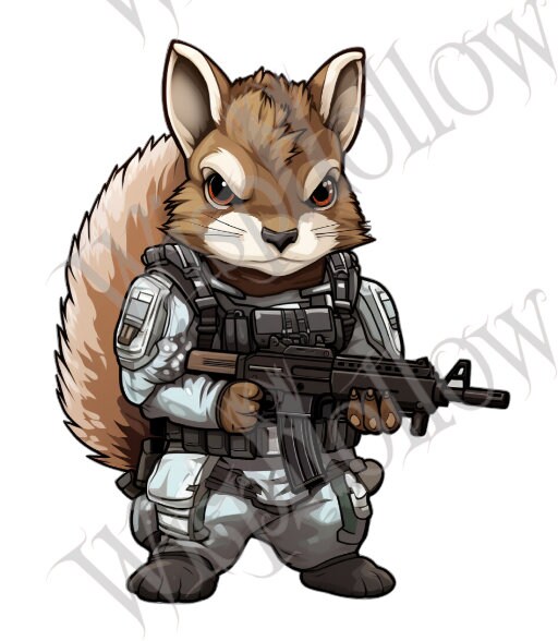 Squirrel Combat Squirrel Laser Engraving Glowforge Laser Engraving File ...