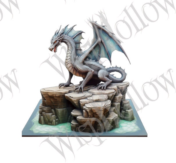 Dragon Fantasy Dragon Laser Engraving Design Glowforge Laser Engraving ...