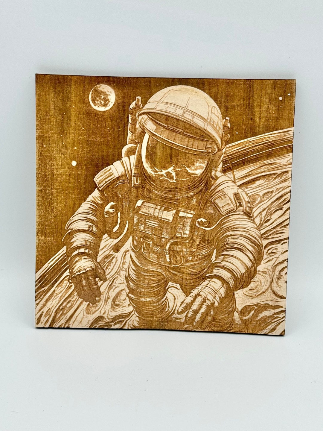 Outer Space Astronaut Laser Engraving Design Glowforge Laser Engraving ...