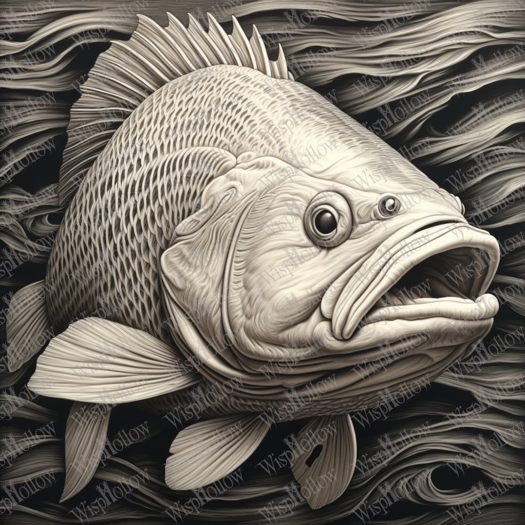 Fishing | Fish | Laser Engraving Design | Glowforge | Laser Engraving ...