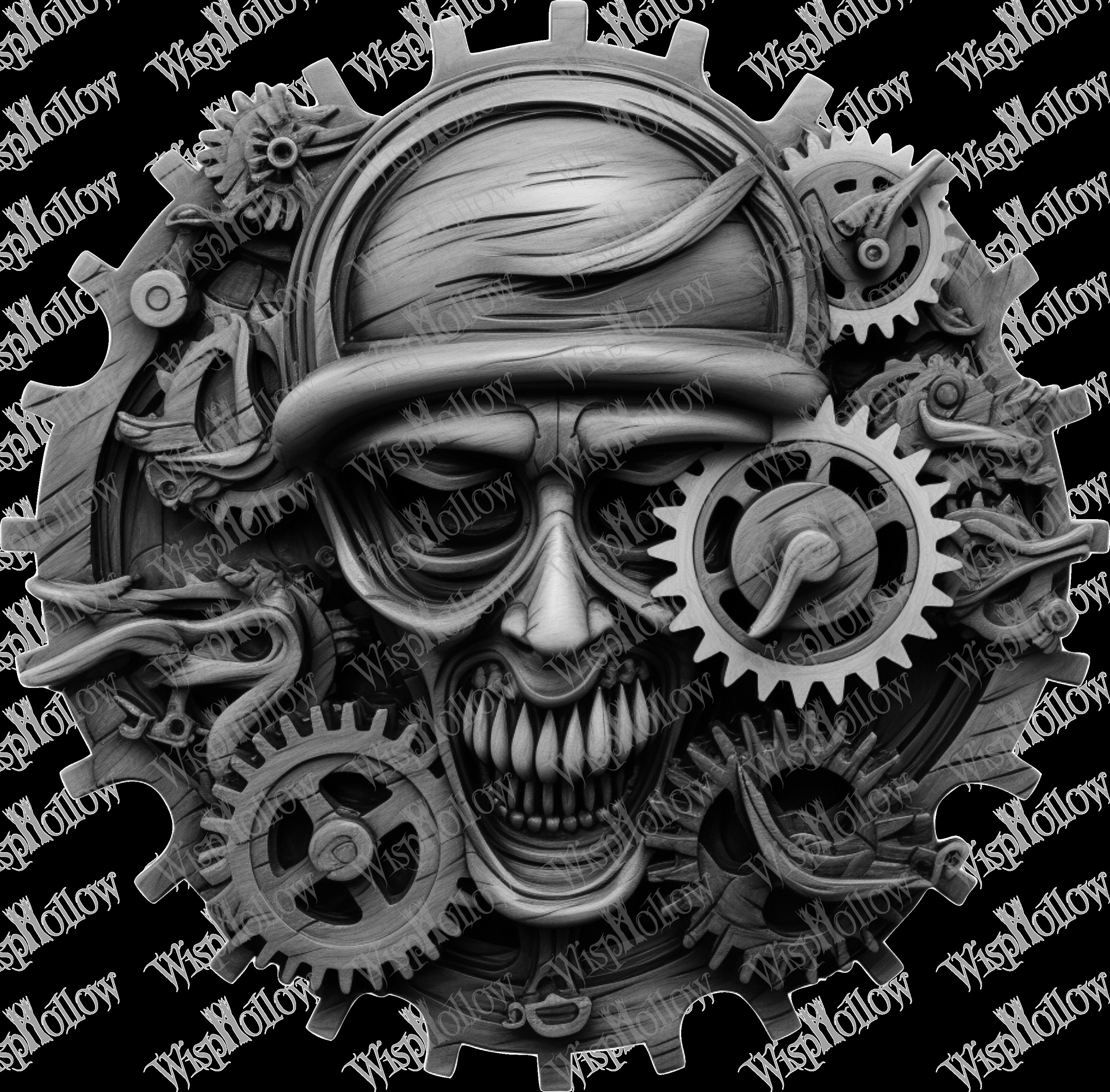 Steampunk Gears Gears Laser Engraving Design Glowforge Laser Engraving ...