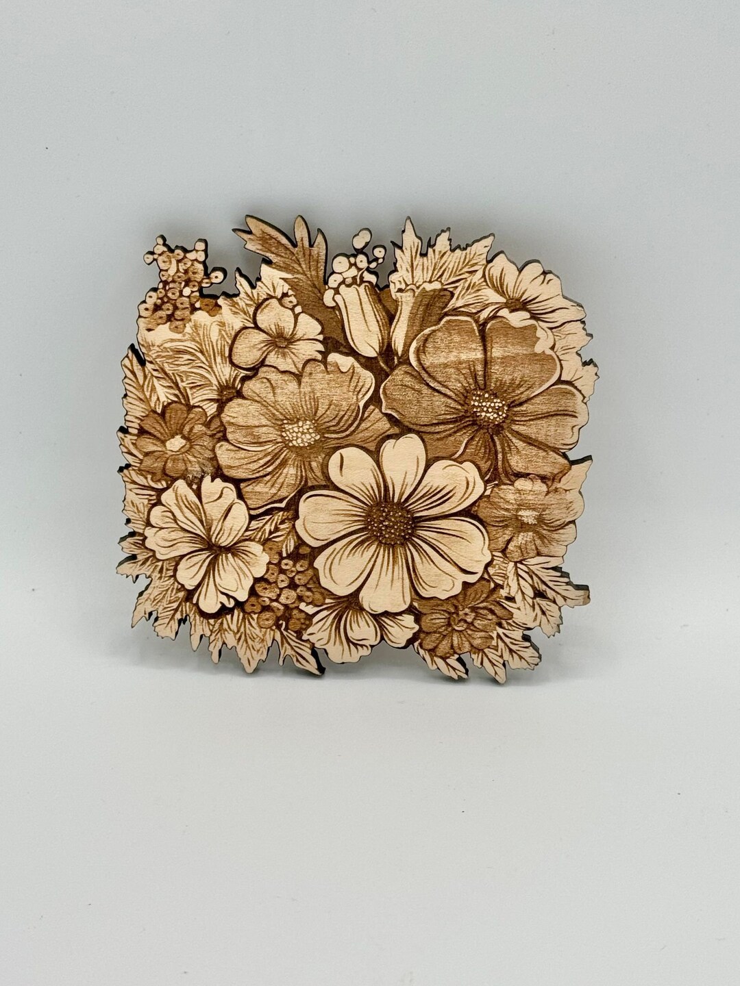 Flower | Flower Bouquet | Laser Engraving Design | Glowforge | Laser ...