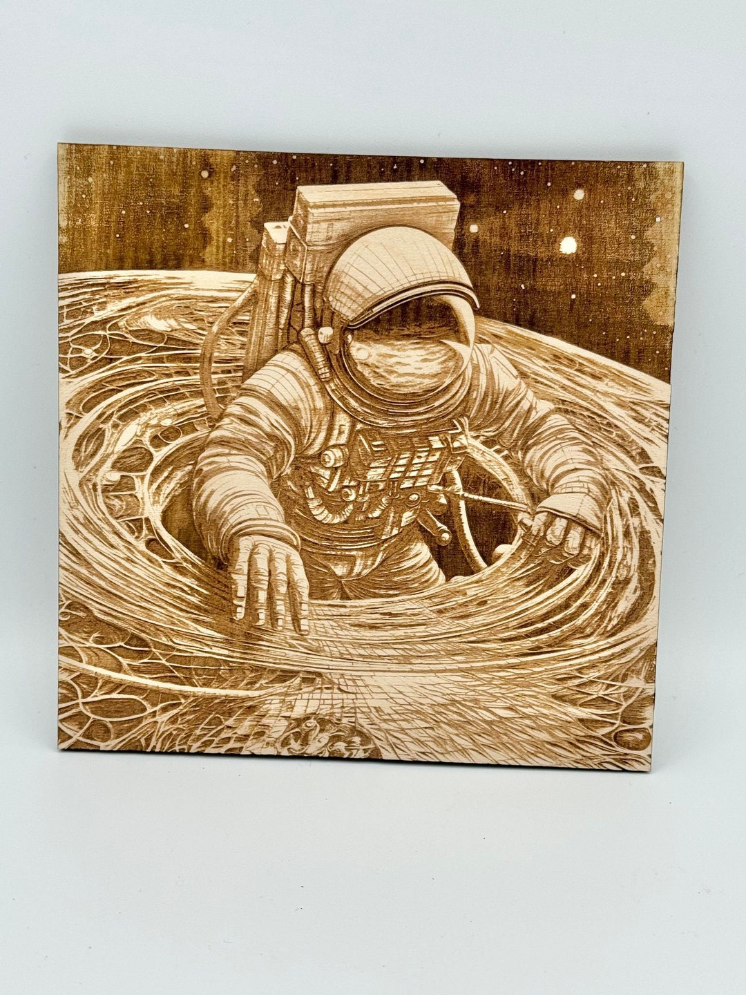 Outer Space Astronaut Laser Engraving Design Glowforge Laser Engraving ...