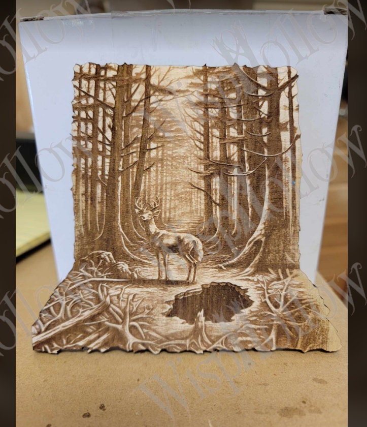 Deer Hunting Laser Engraving Design Glowforge Laser Engraving File ...