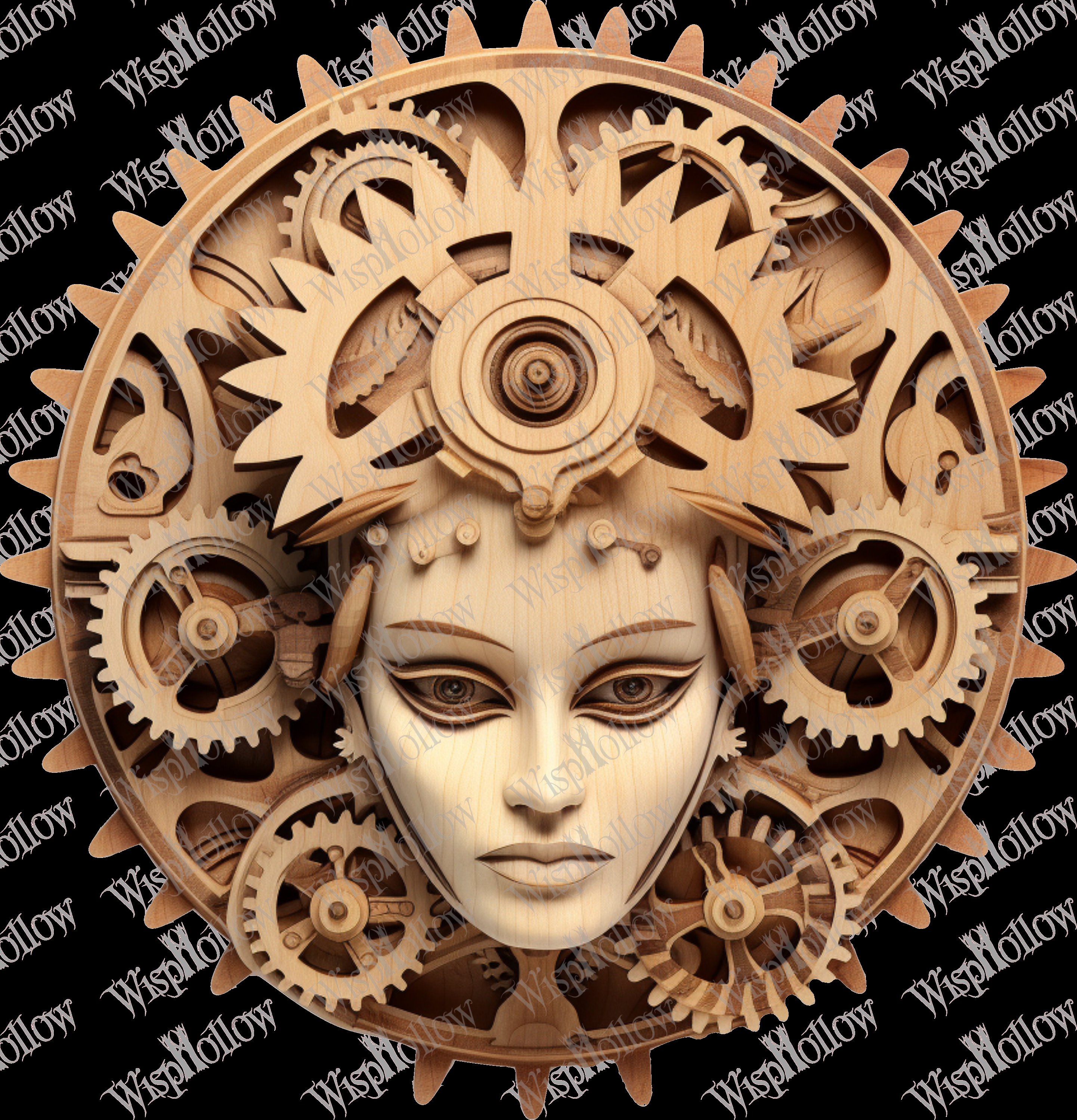 Steampunk Gears Gears Laser Engraving Design Glowforge Laser Engraving ...