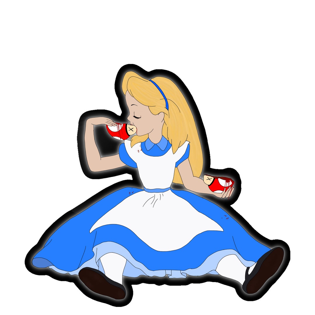 Morbid Mash up Alice Needs to Eat - Etsy