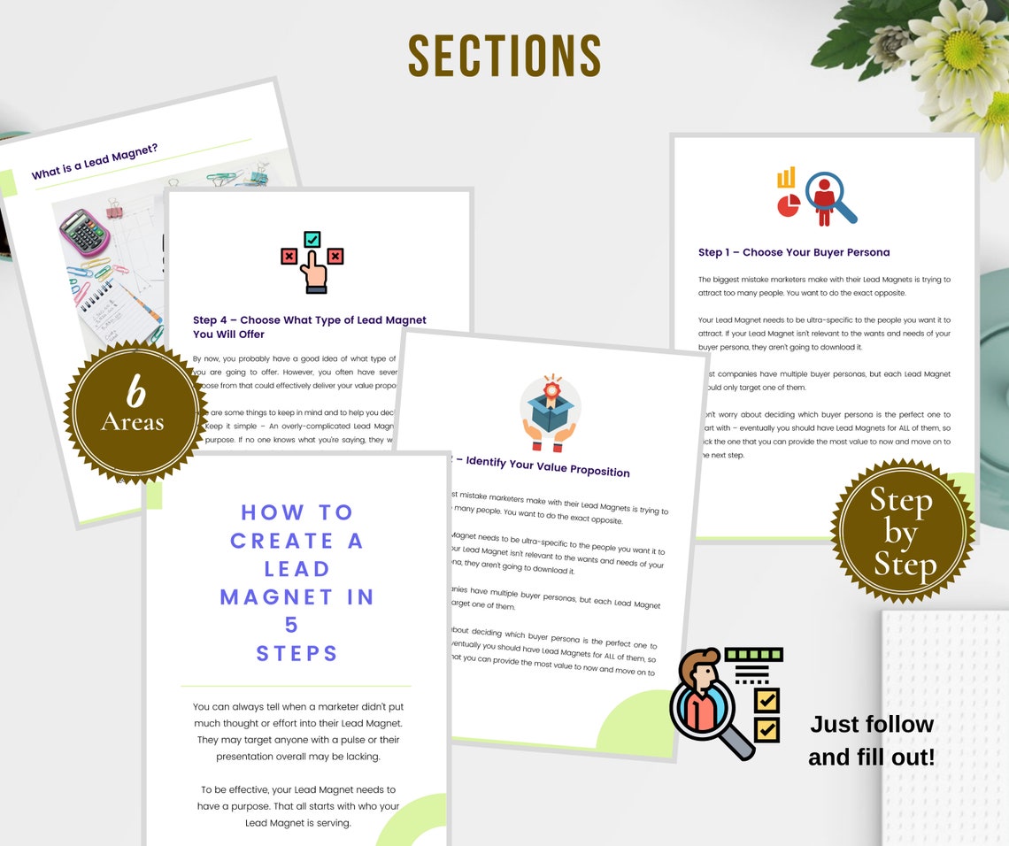 Workbook Template Printable, Lead Magnet Workbook Template, Challenge ...