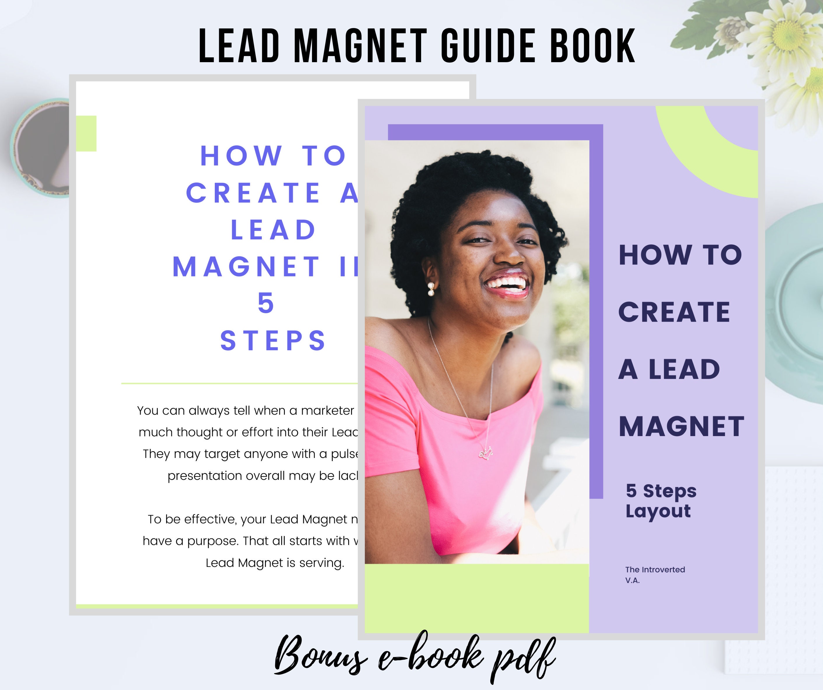 Virtual Assistant, Editable Lead Magnet Canva Template, Editable Canva ...