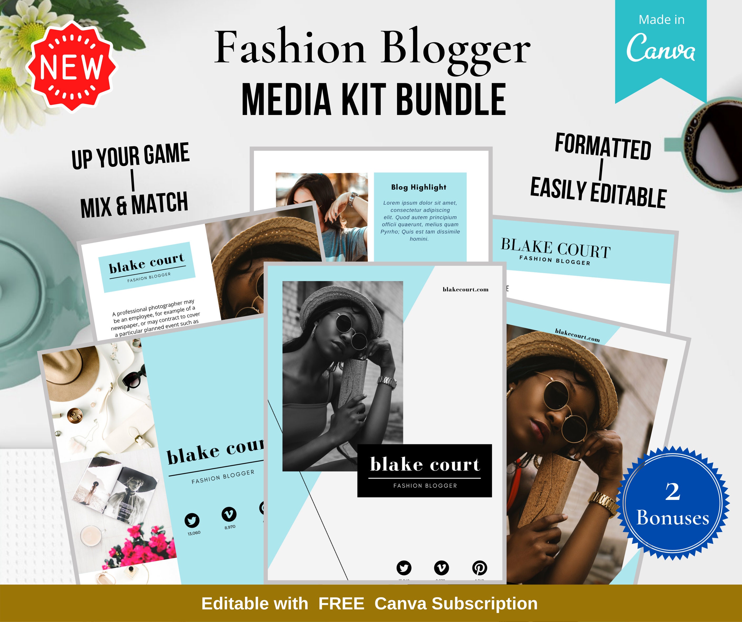 Fashion Blogger Media Kit