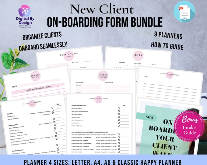 Client In-take Form, PDF Templates, Business Start-up, Fill in Forms ...