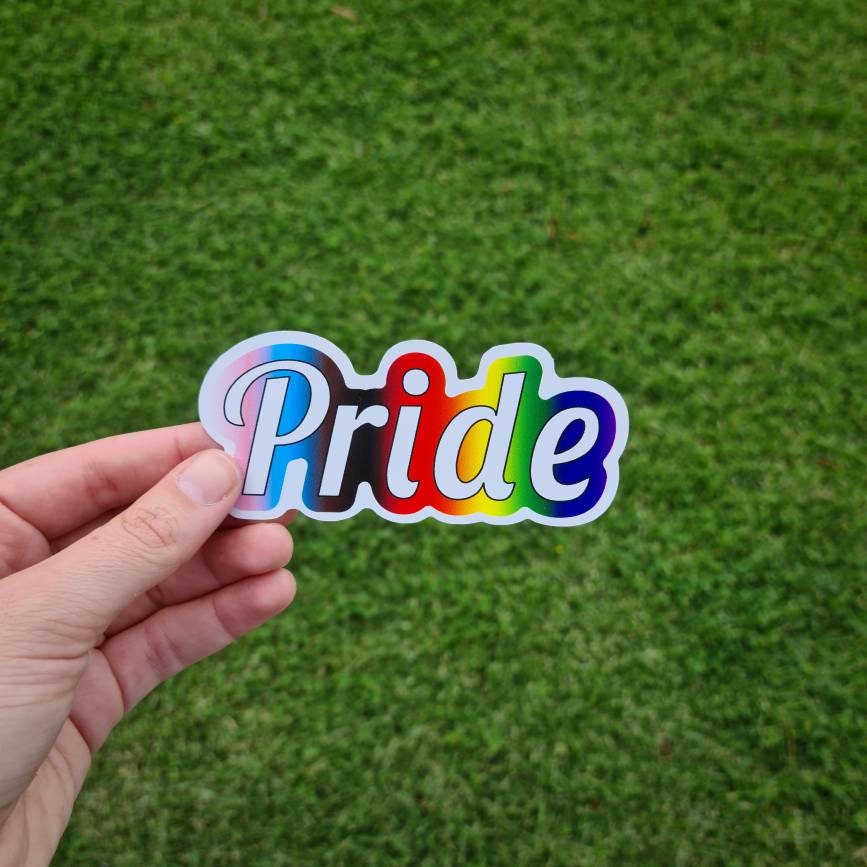 LGBTQ Progress Pride Sticker - Etsy