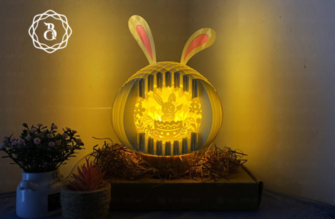 Cute DIY Easter Egg Bunny Craft - Etsy