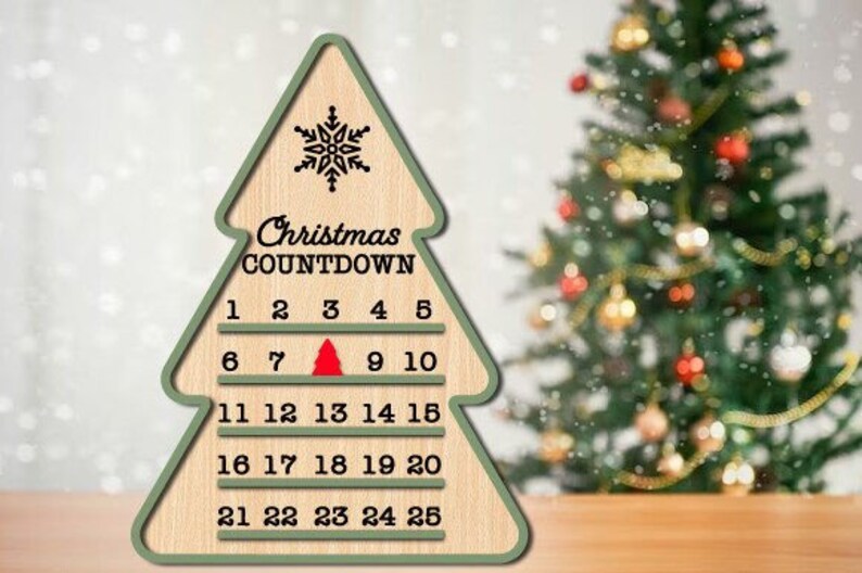 Christmas Countdown Laser Cut Bundle - Etsy