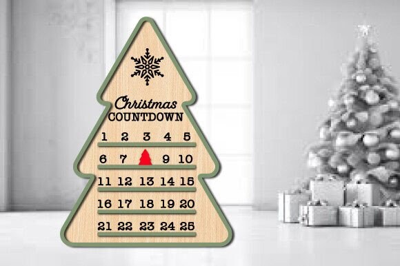 Christmas Countdown Laser Cut Bundle - Etsy