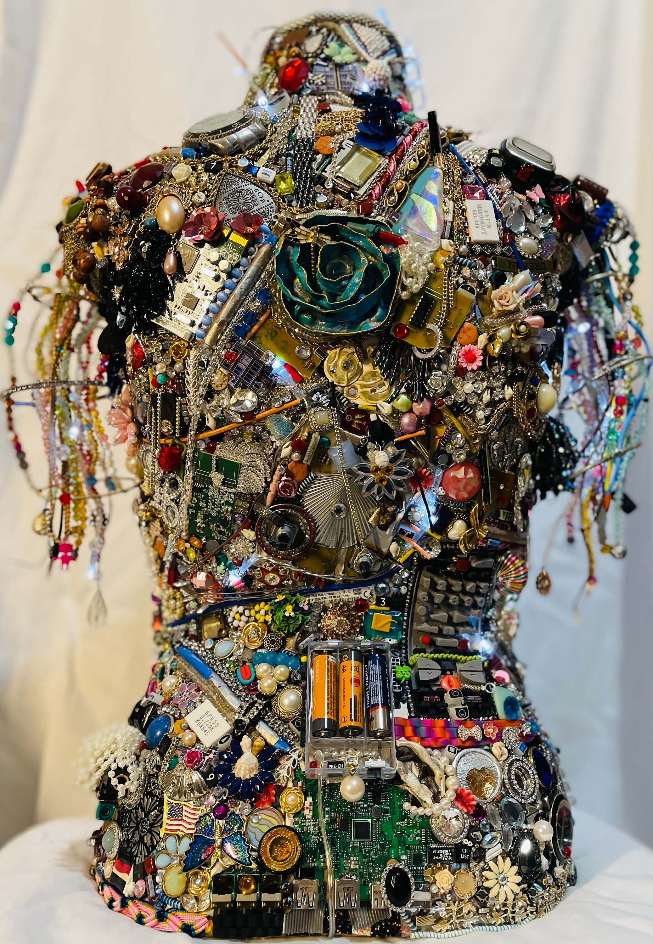 Bejeweled Mannequin a Sci-fi Piece. Meet Cyborg-eve - Etsy