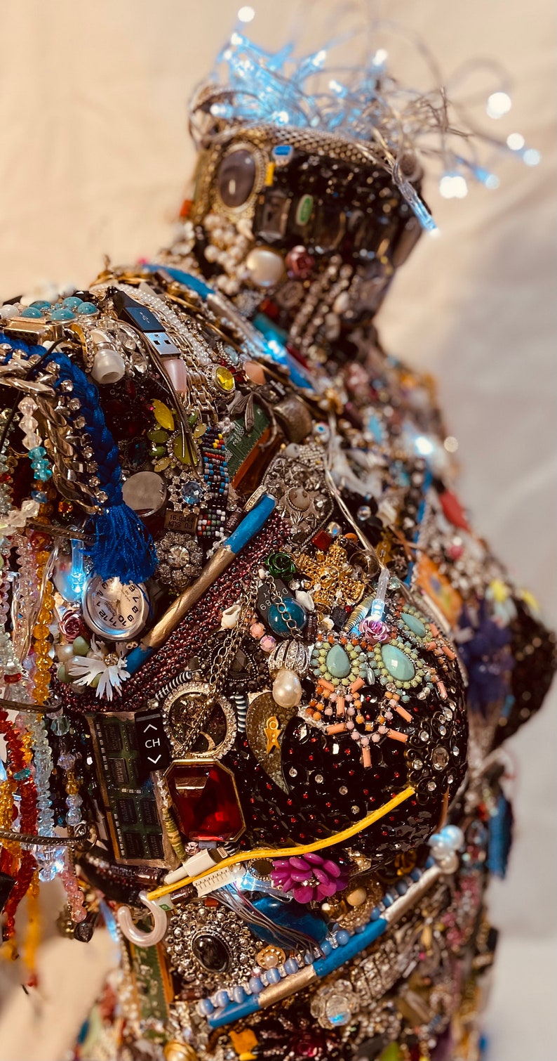 Bejeweled Mannequin a Sci-fi Piece. Meet Cyborg-eve - Etsy