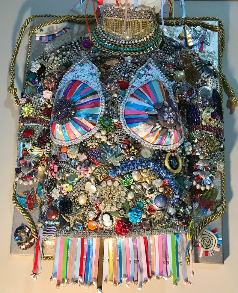 Bejeweled Canvas Body Art - Etsy