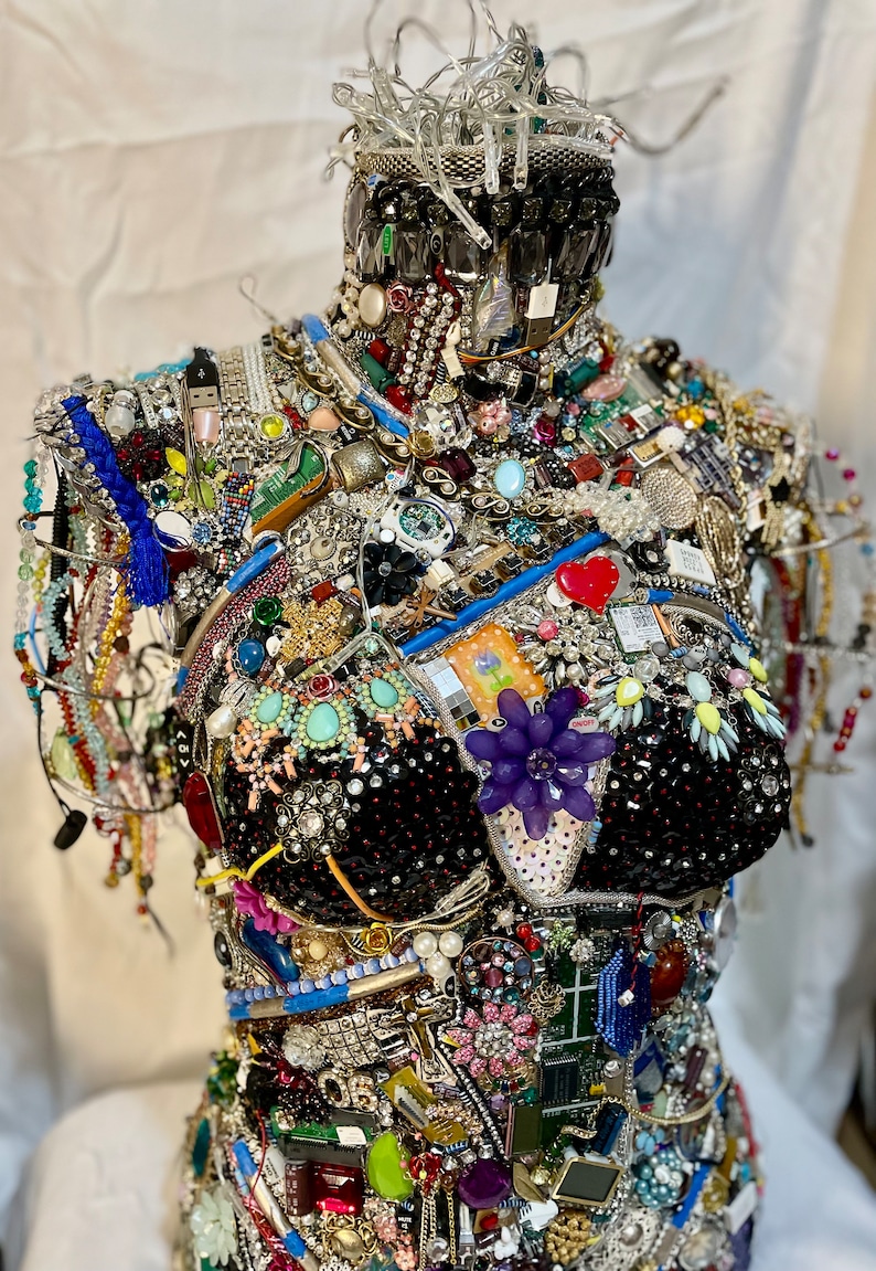Bejeweled Mannequin a Sci-fi Piece. Meet Cyborg-eve - Etsy