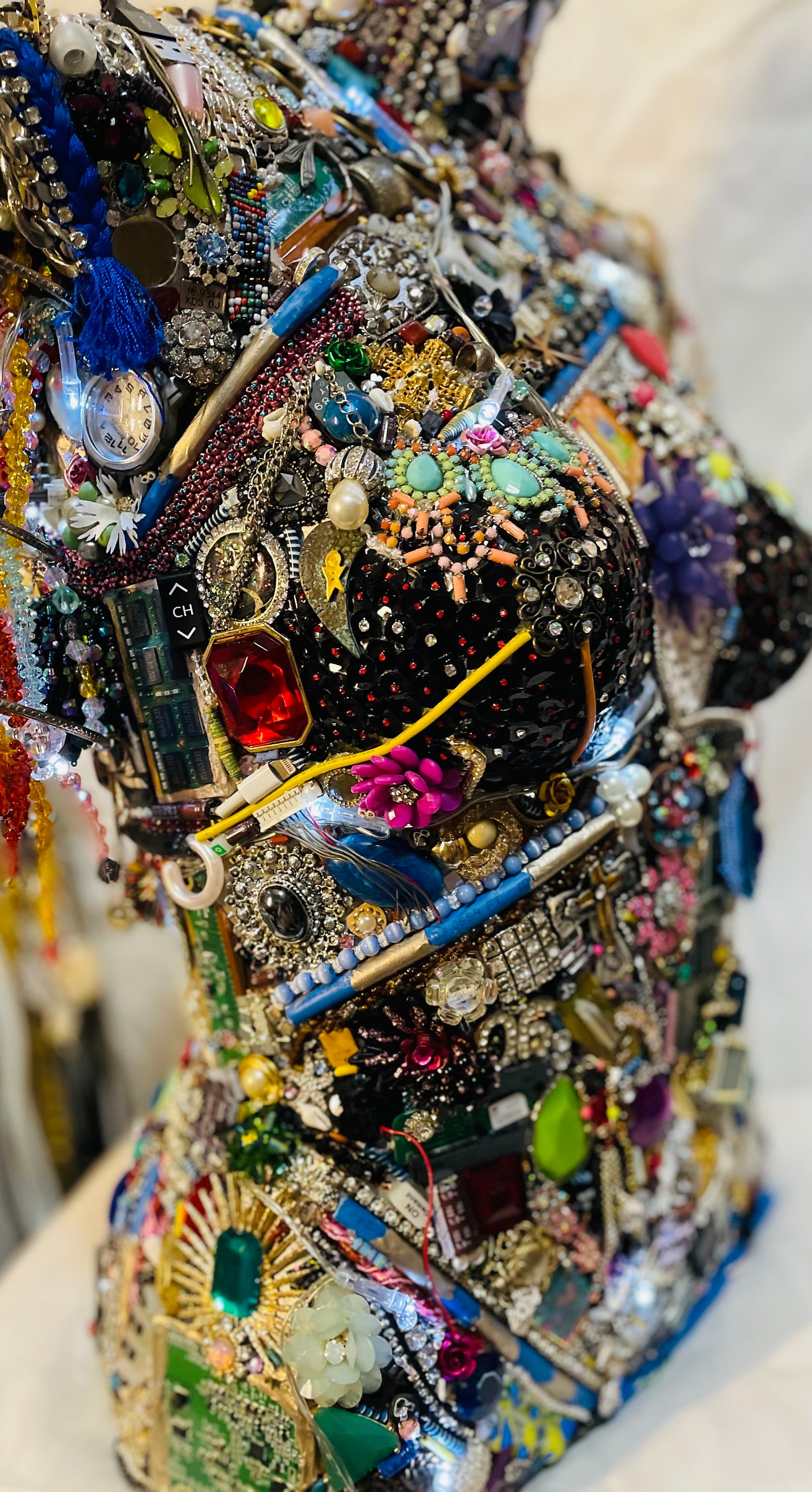 Bejeweled Mannequin a Sci-fi Piece. Meet Cyborg-eve - Etsy