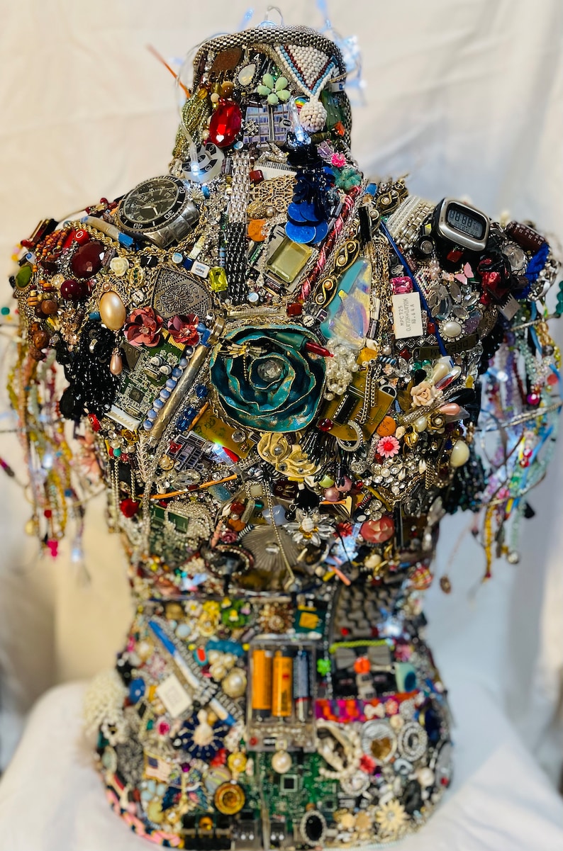 Bejeweled Mannequin a Sci-fi Piece. Meet Cyborg-eve - Etsy