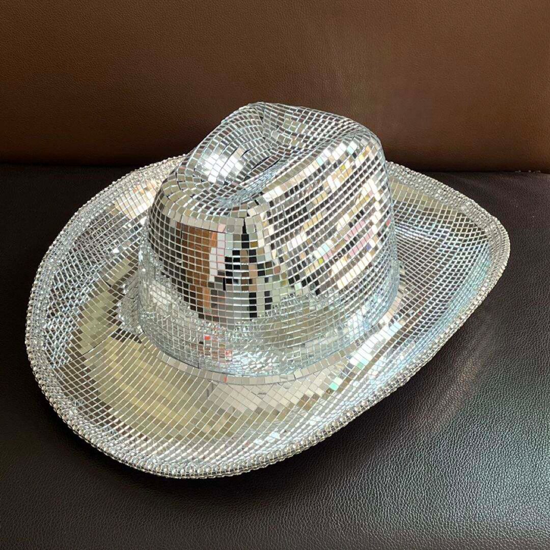Western Style Mirrored Cowboy Hat - Etsy