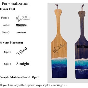 Personalized Coastal Paddle Board Wall Art Nautical Beach House Decor ...