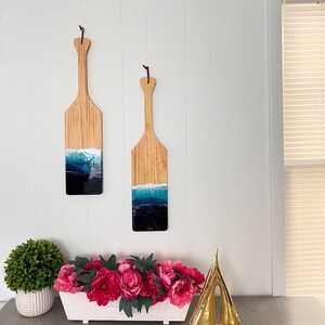 Personalized Coastal Paddle Board Wall Art Nautical Beach House Decor ...