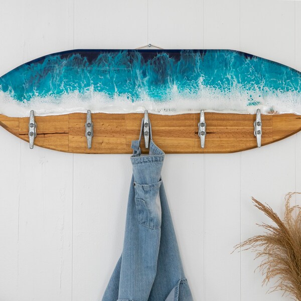 Surfboard Coat Rack - Etsy