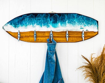 Surfboard Towel & Coat Hook - Etsy