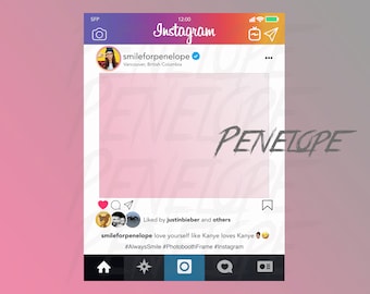 Instagram Cut Out - Etsy