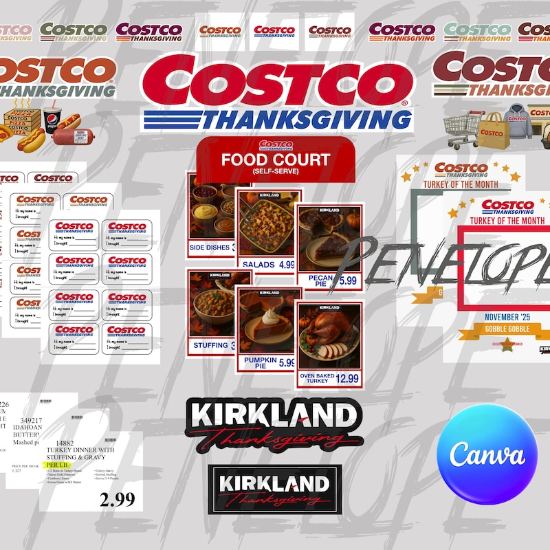 Costco Name Tag Printable - Etsy