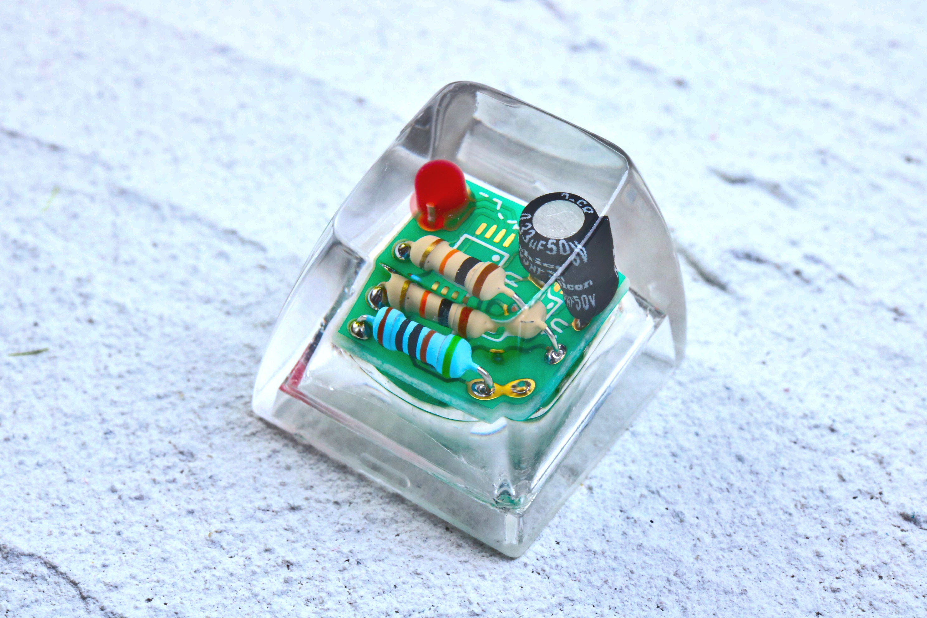 Artisan Keycap Electronic Components Cool Keycap Handmade - Etsy