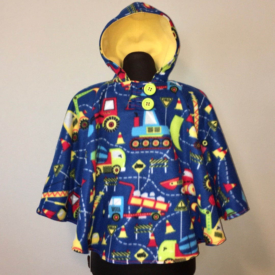 Truck Tractor Construction Farm Car Seat/stroller Poncho/cape - Etsy