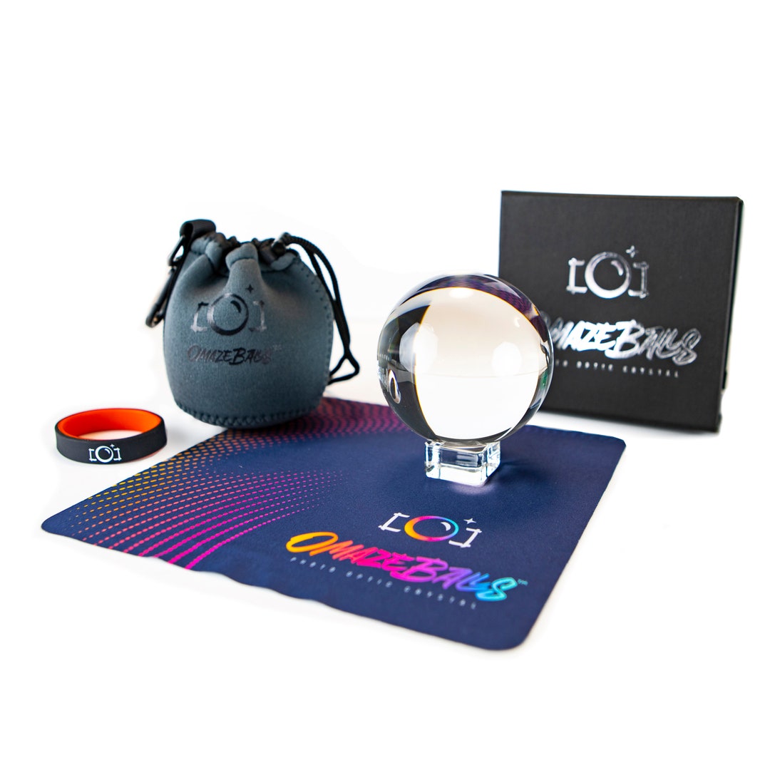 Omazeballs K9 Crystal Ball Photography Prop: 80mm Lensball Bundle - Etsy