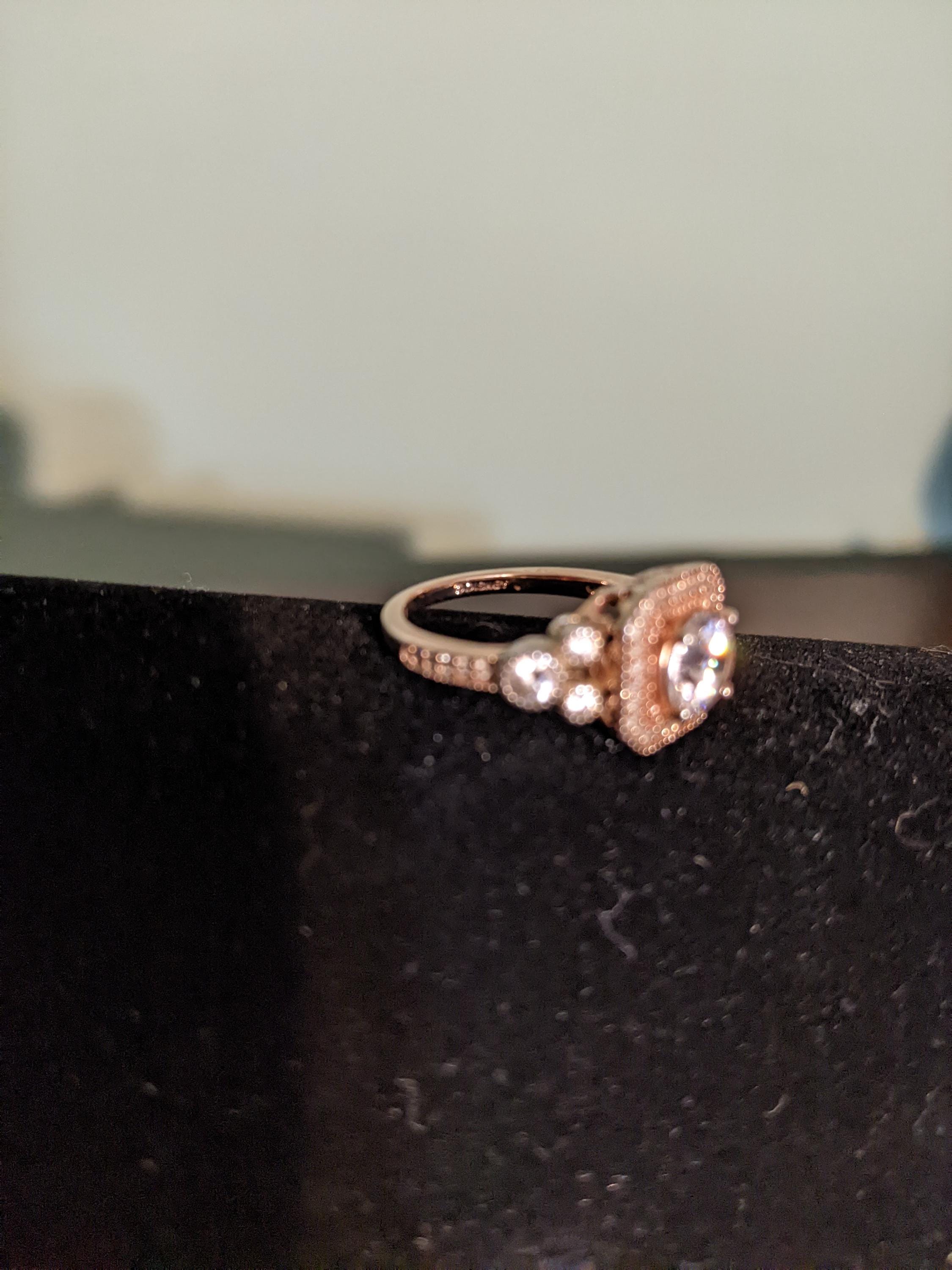 Mickey Mouse Rose Gold Square Ring by Rebecca Hook - Etsy