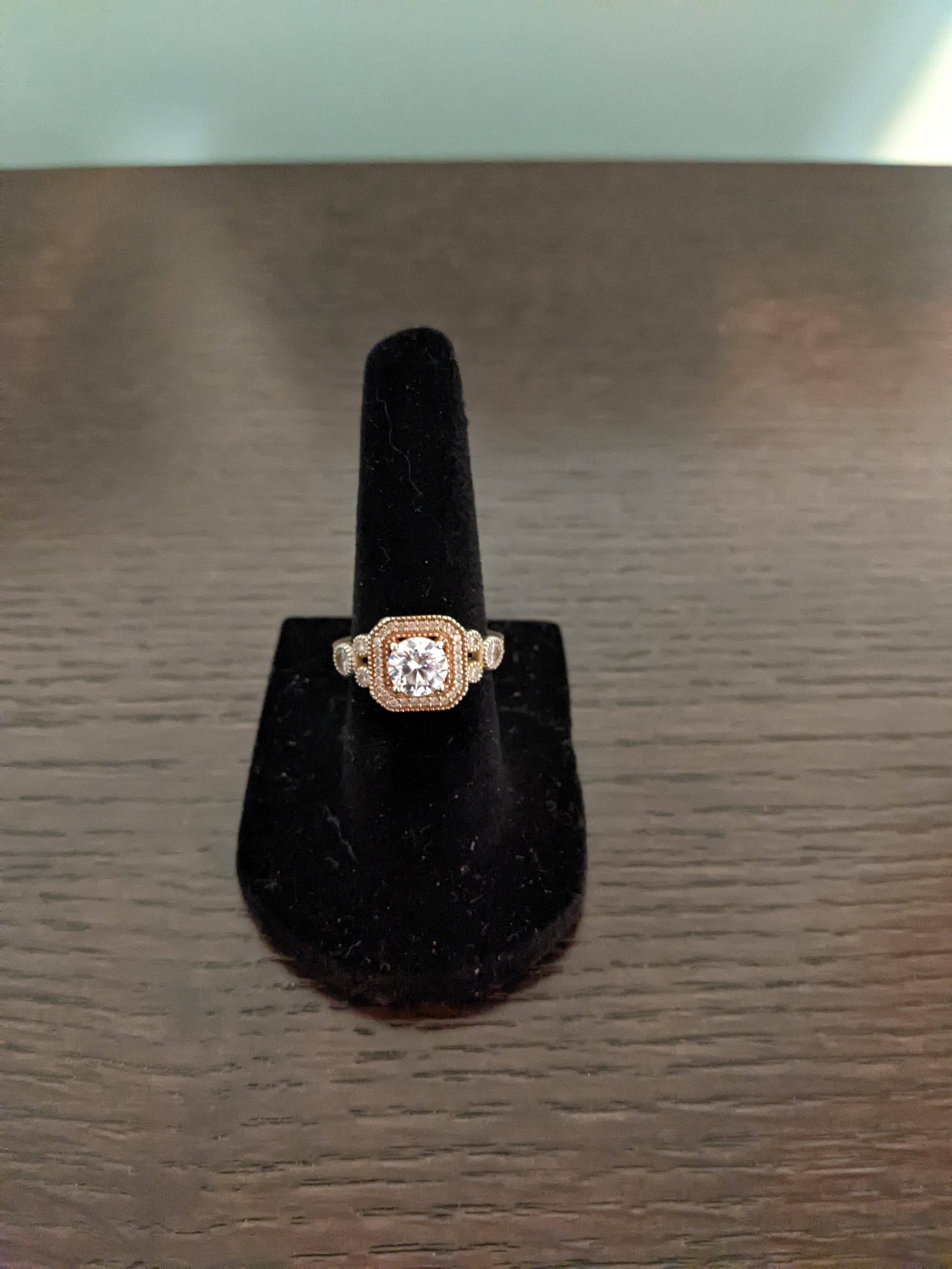 Mickey Mouse Rose Gold Square Ring by Rebecca Hook - Etsy