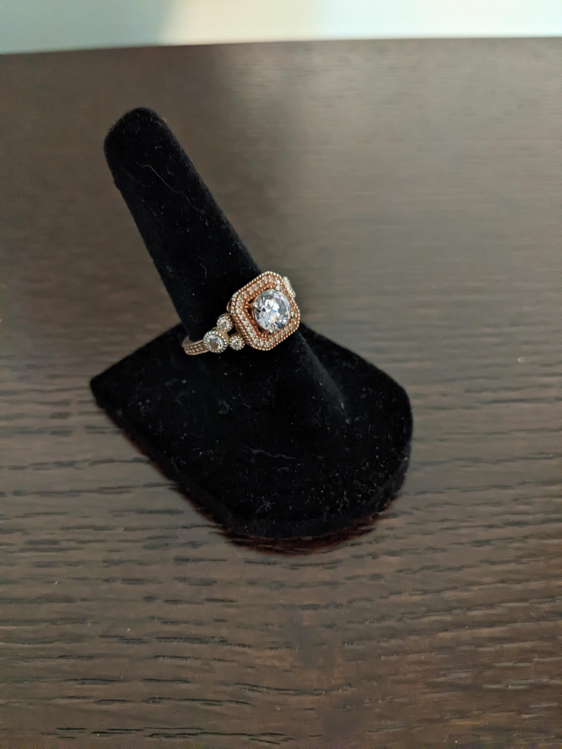 Mickey Mouse Rose Gold Square Ring by Rebecca Hook - Etsy