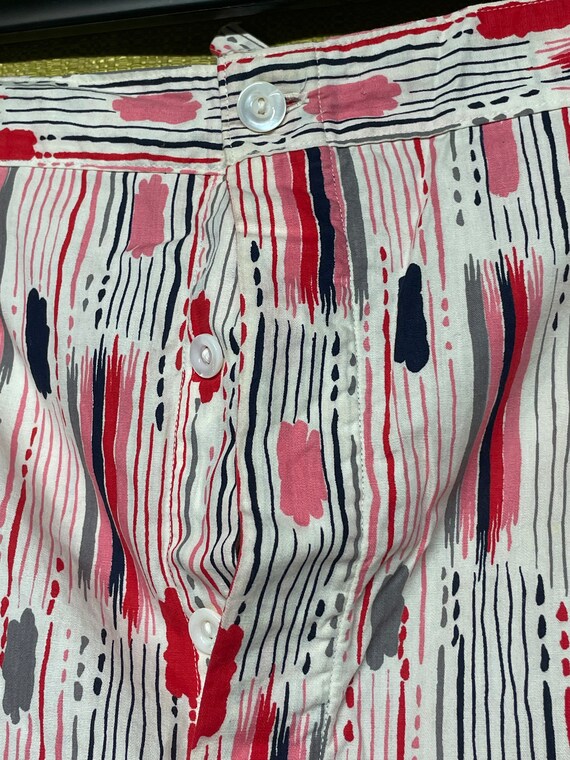 Vintage 1930’s 1940’s Jiffy Jama Abstract Print Pajam… - Gem
