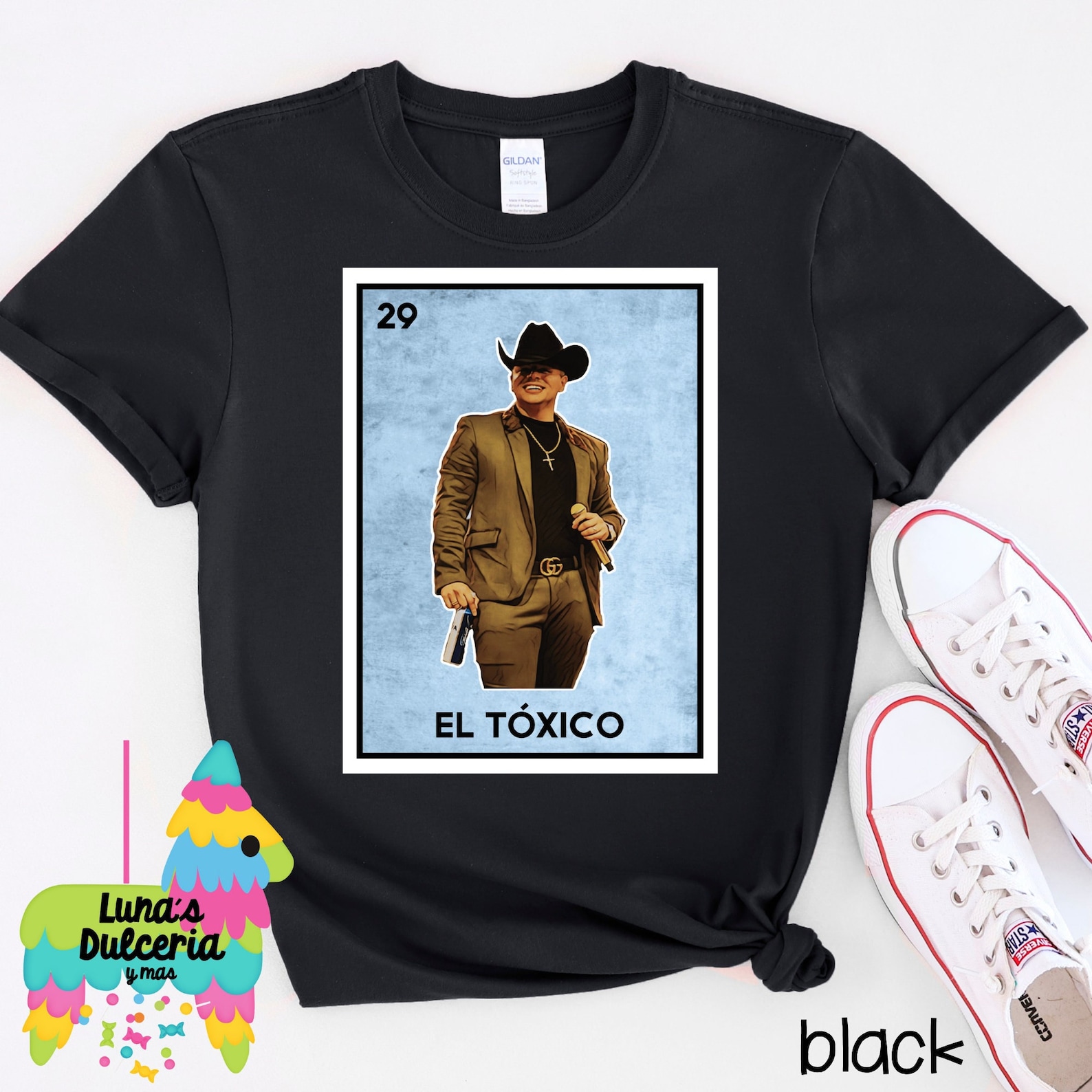 El Toxico Tee Edwin Grupo Firme Tshirt Mexican Loteria El - Etsy