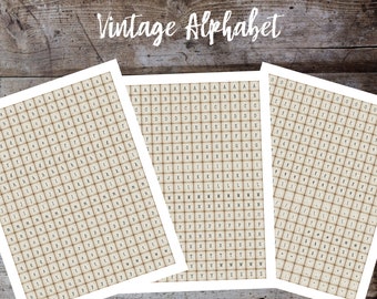 Alphanumeric Sticker - Etsy