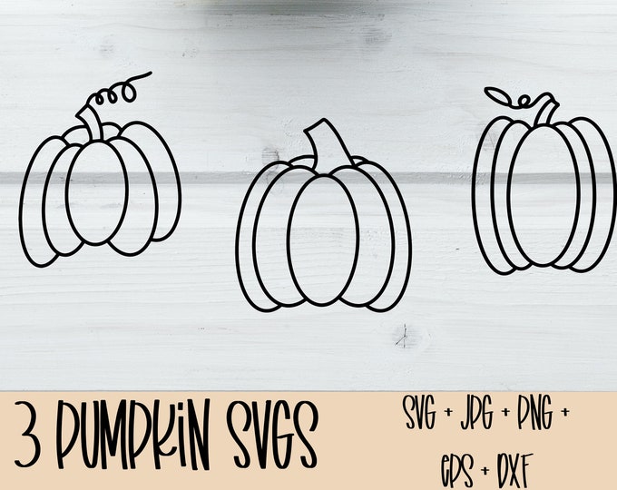 Fall Pumpkins Clip Art Set, PNG, SVG, VECTOR, Carved Pumpkin, Halloween ...